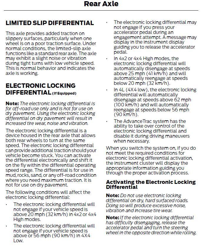 Front limited slip vs locker - Page 4 - Ford Truck Enthusiasts Forums