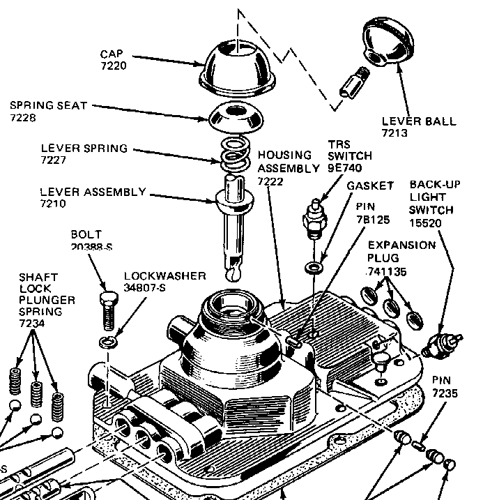 Need exploded diagram of newer T18 top cover - Ford Truck Enthusiasts ...