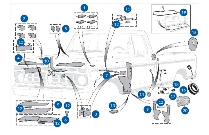 Fender splash shield locations - Page 2 - Ford Truck Enthusiasts Forums