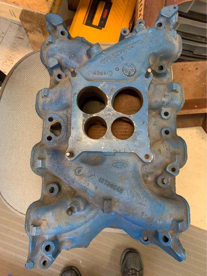 Cleveland 351 CID 4BBL Intake DIZE-9425-BB - Ford Truck Enthusiasts Forums