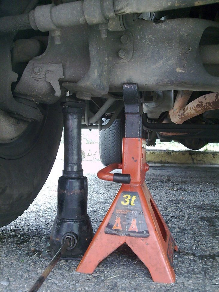 Jacking/Jack Stand position for '94 front end - Ford Truck Enthusiasts ...