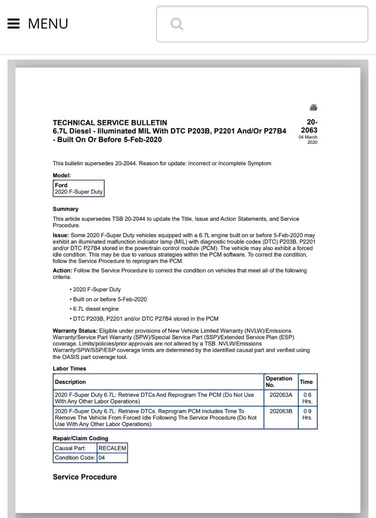 Out of Town w/ P2201 MIL - Ford Truck Enthusiasts Forums