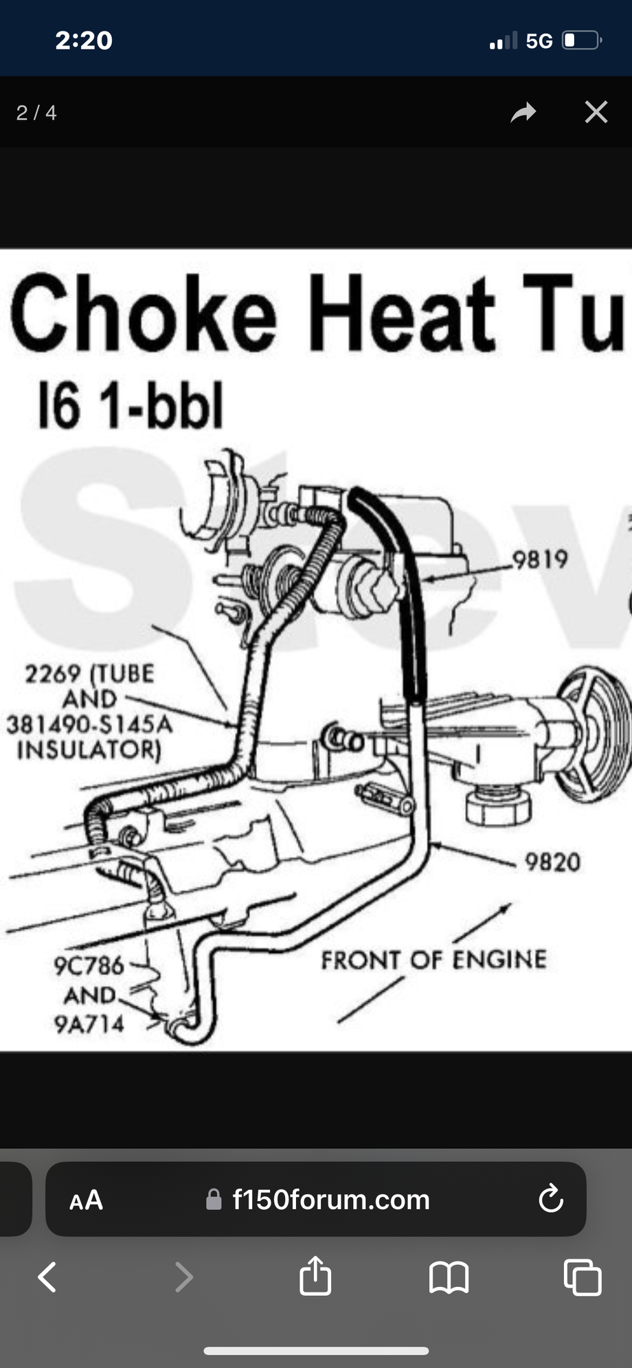 Carter YFA Choke options? - Page 2 - Ford Truck Enthusiasts Forums