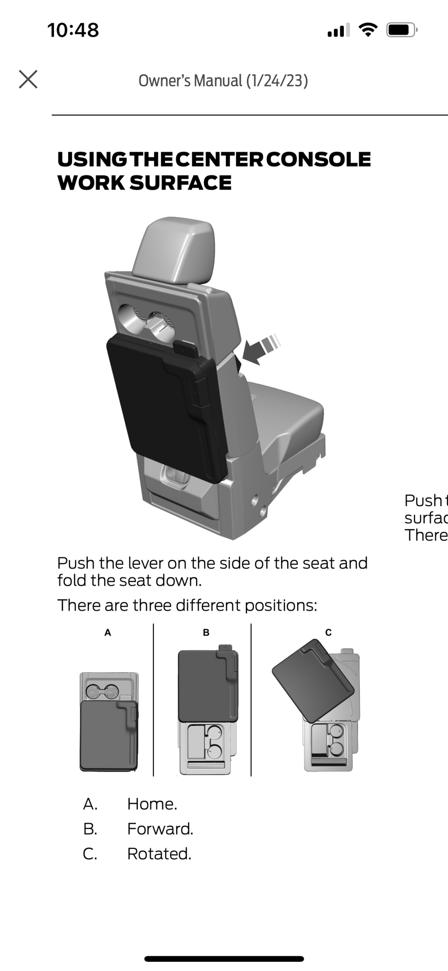 Center console workstation. - Ford Truck Enthusiasts Forums