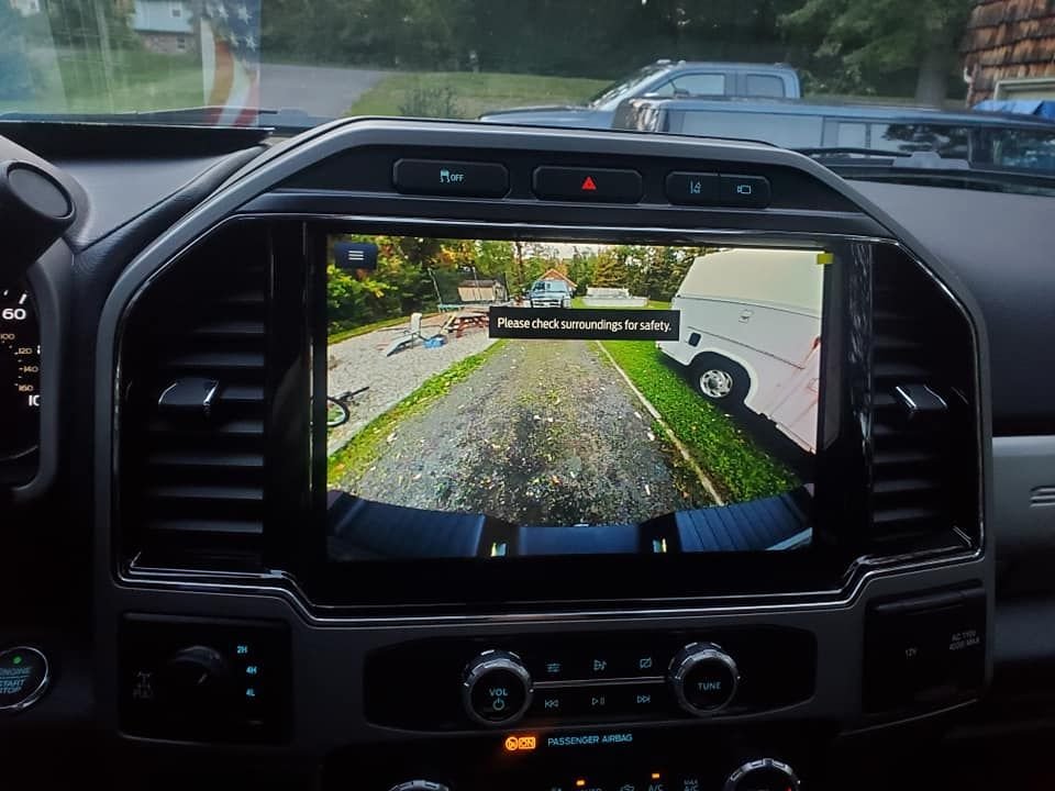 Rear view camera “Please Check Surroundings for Safety” - Ford Truck ...