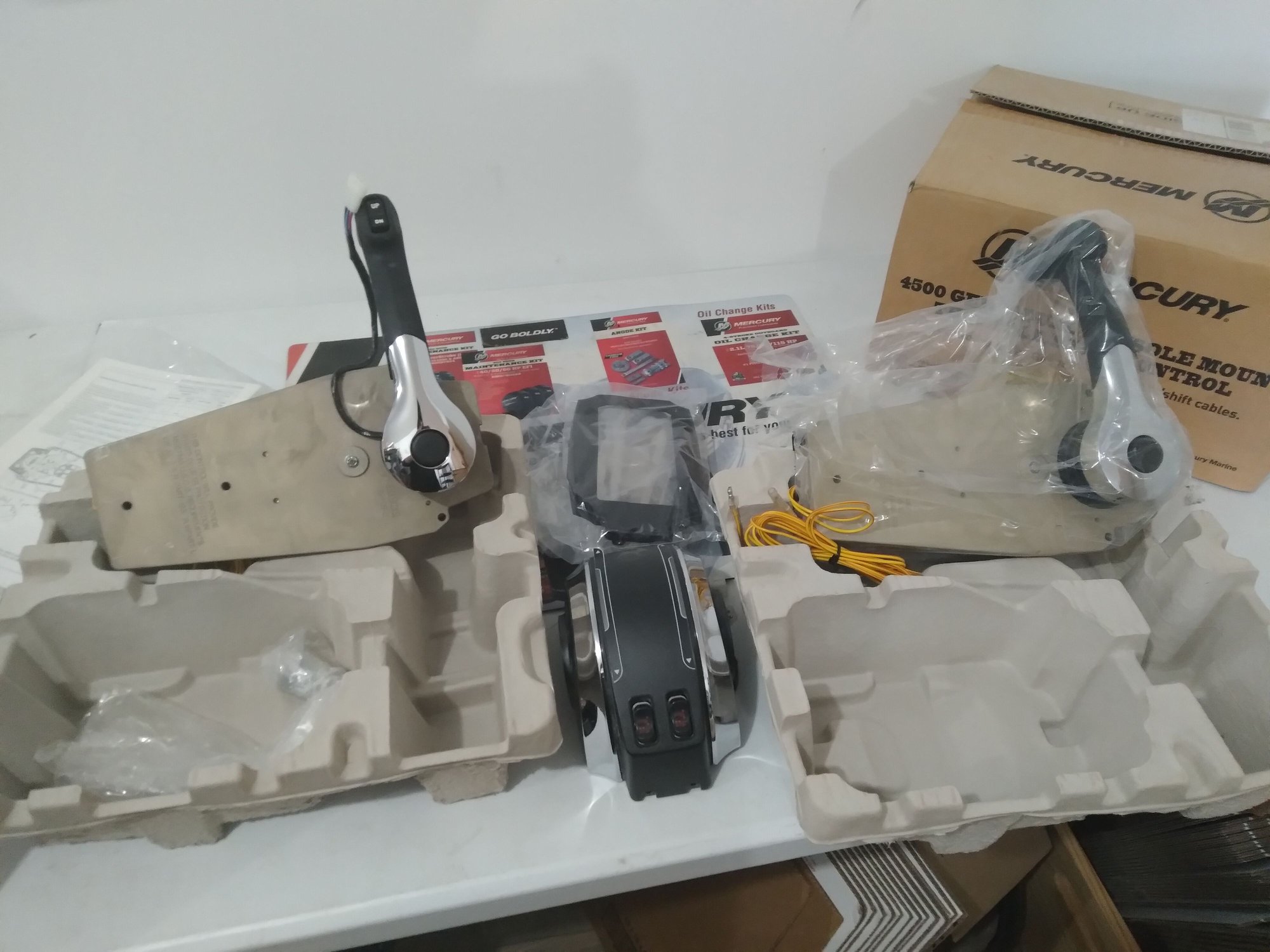 Mercruiser Gen II Dual Binnacle Mount Control Throttle Shift Box ...