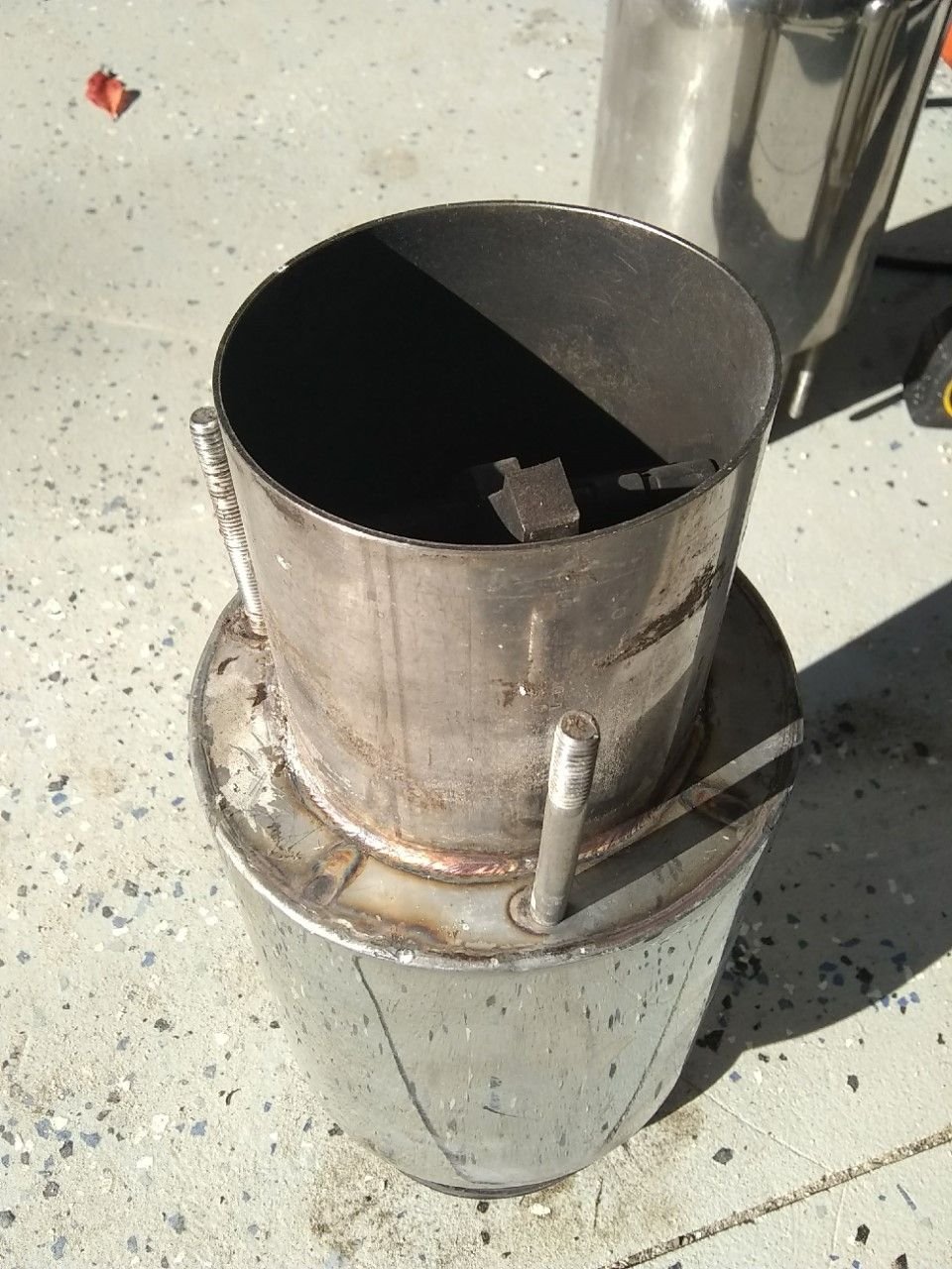 Two sets of thru transom water trap exhaust - Offshoreonly.com