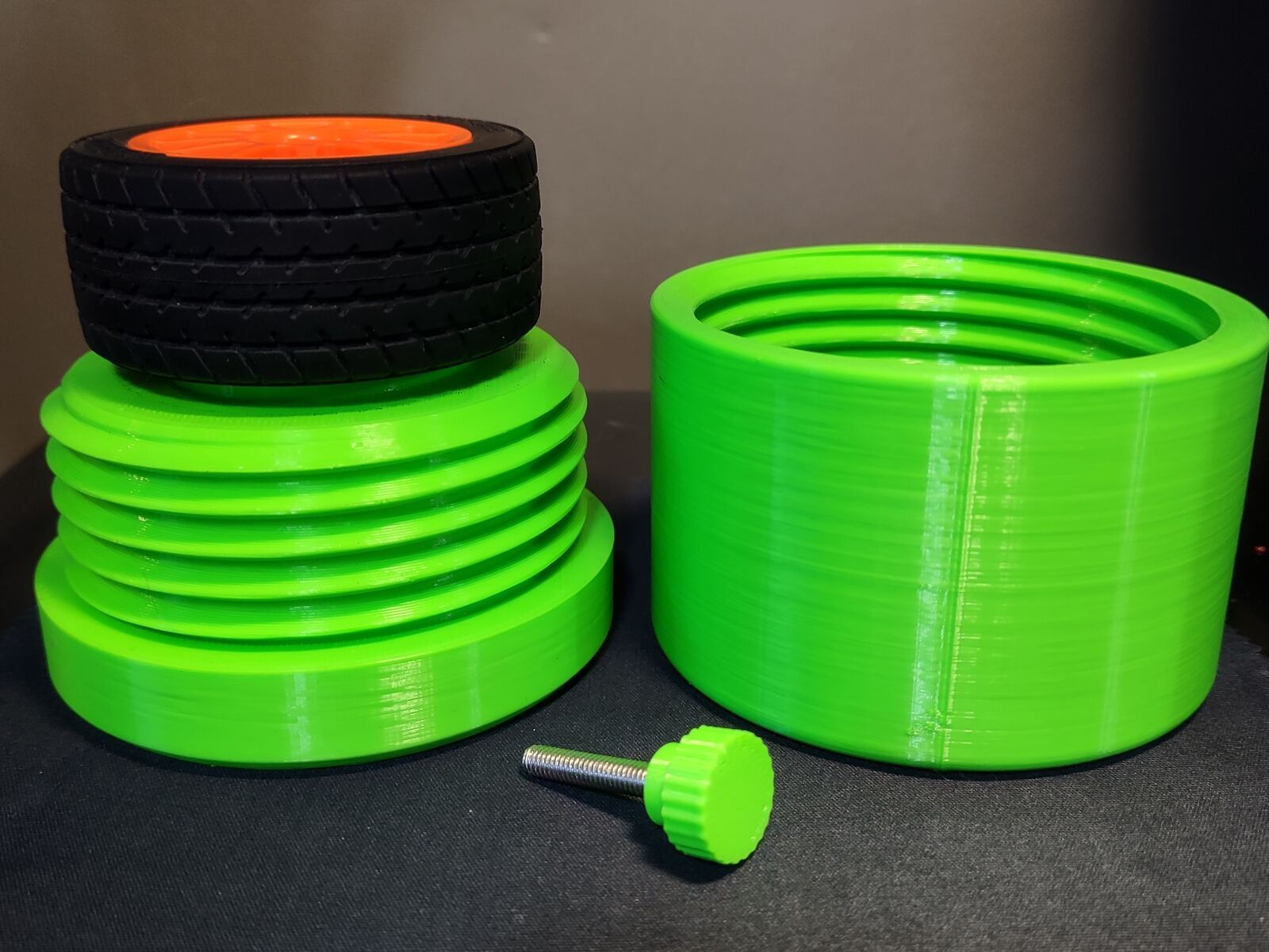 Tire gluing jig for Tamiya Mini class cars - R/C Tech Forums