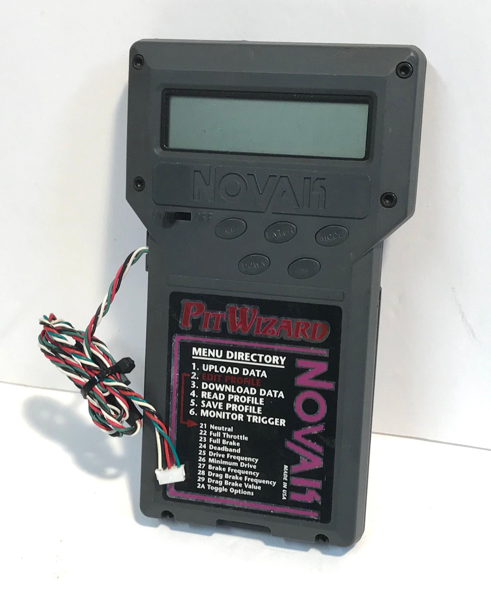 VINTAGE RC Novak Pit Wizard Programmer (for cyclone esc) - R/C Tech Forums