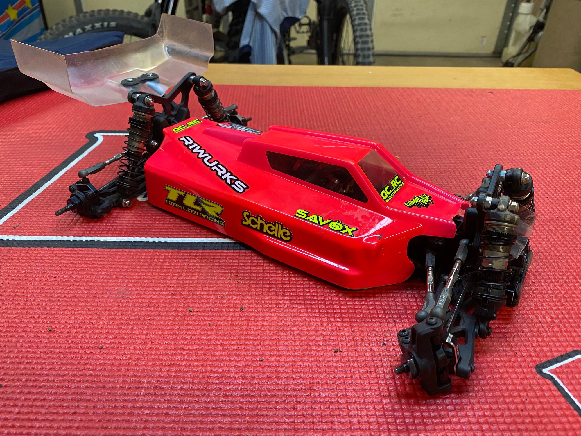 Tlr 22x4 fully loaded trinity 13.5 protek shorty servo protek lihv ,hobbywing esc - R/C Tech Forums