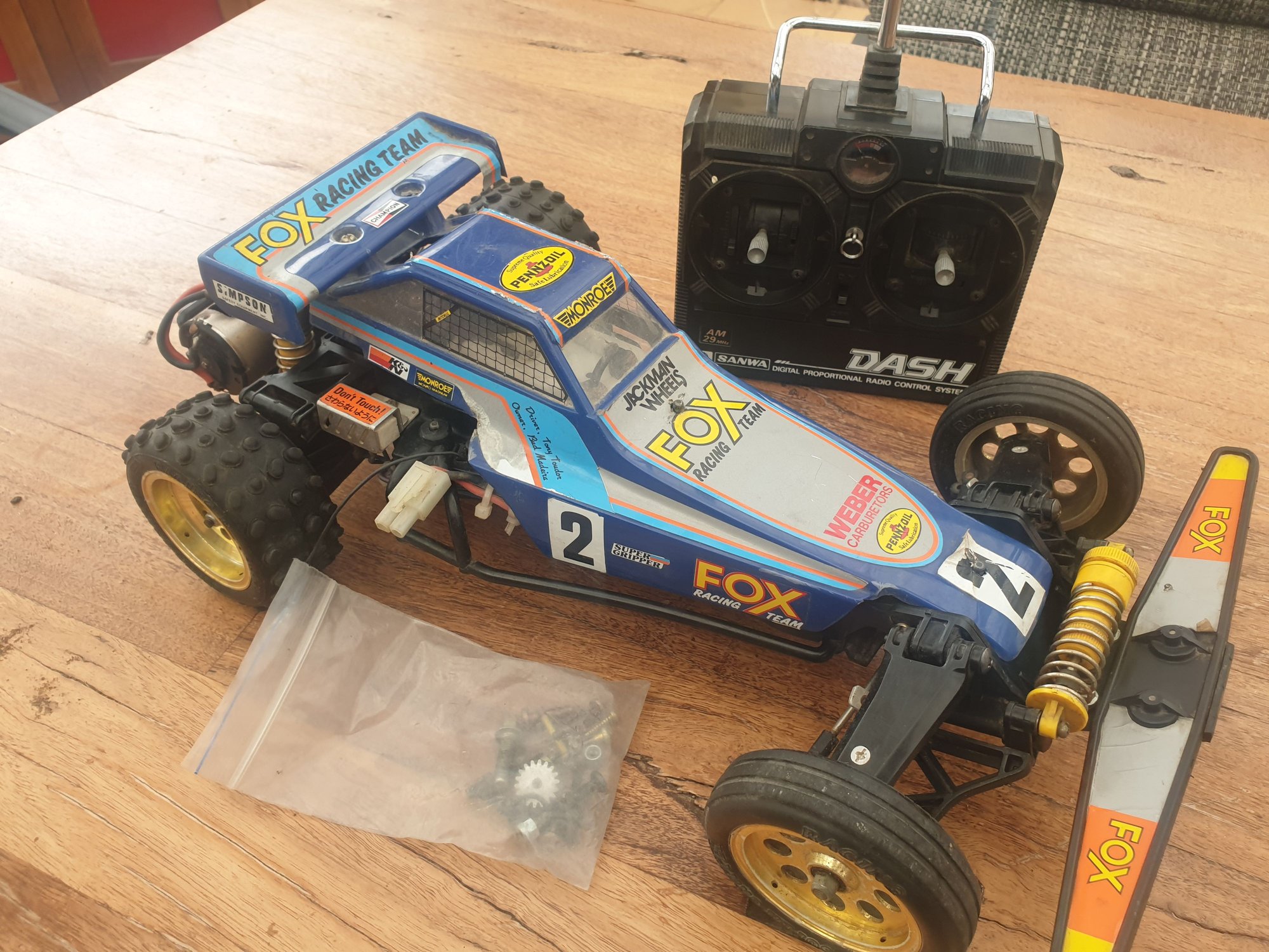 Vintage tamiya fox #2 complete with radio $300 - R/C Tech Forums
