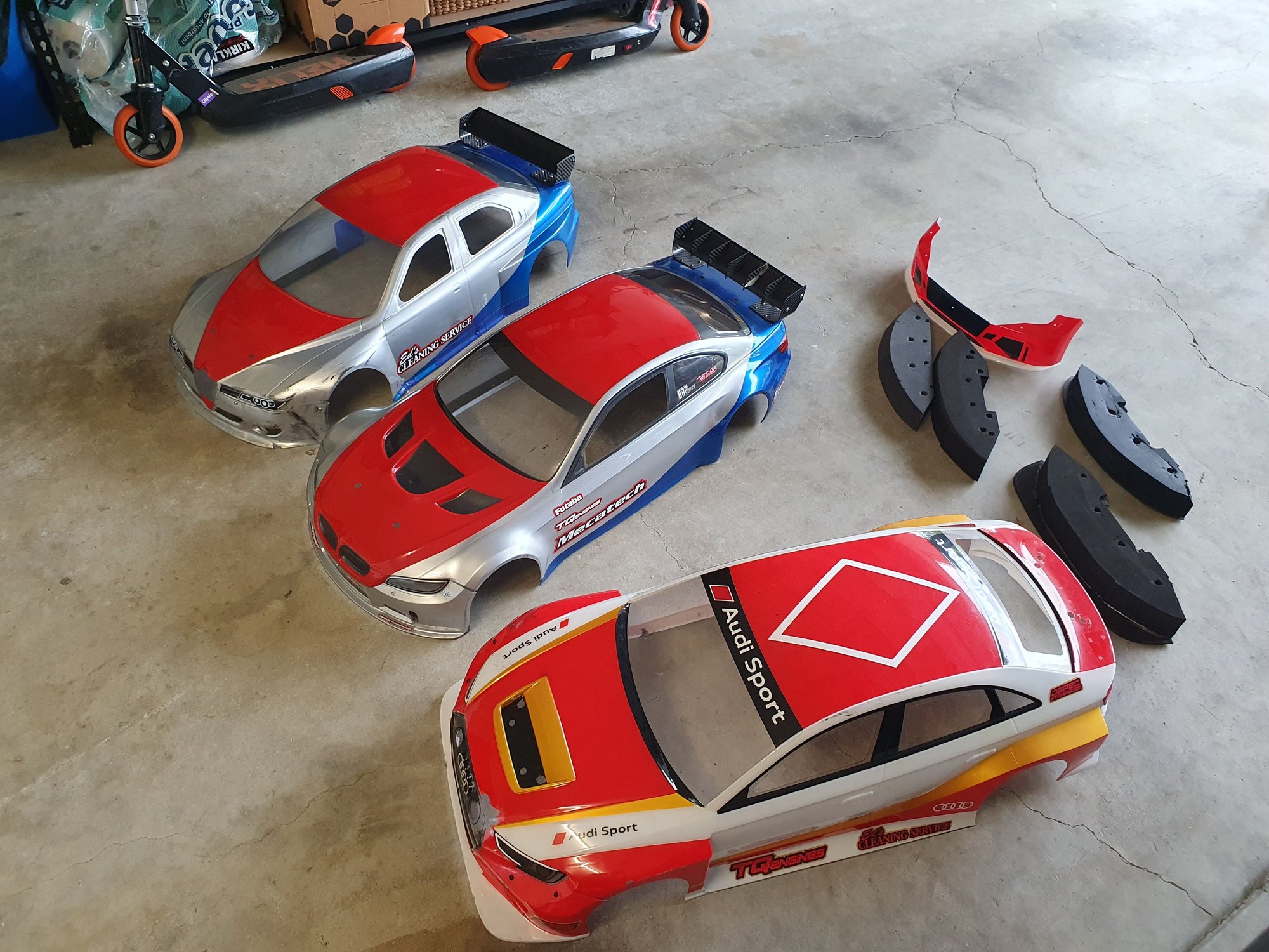 5th scale Mecatech fw01 short chassis with long chassis and shell ...