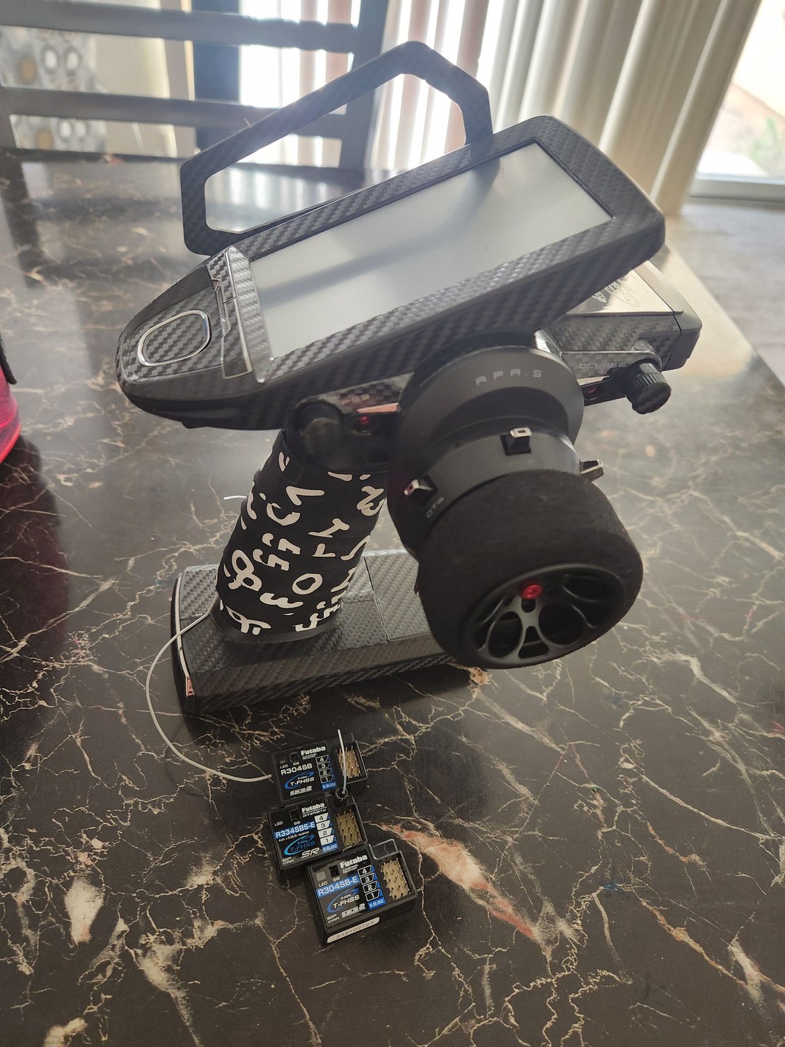 Futaba 7PX - Carbon Fiber with R-Design wheel and Hudy Carry bag - R/C ...