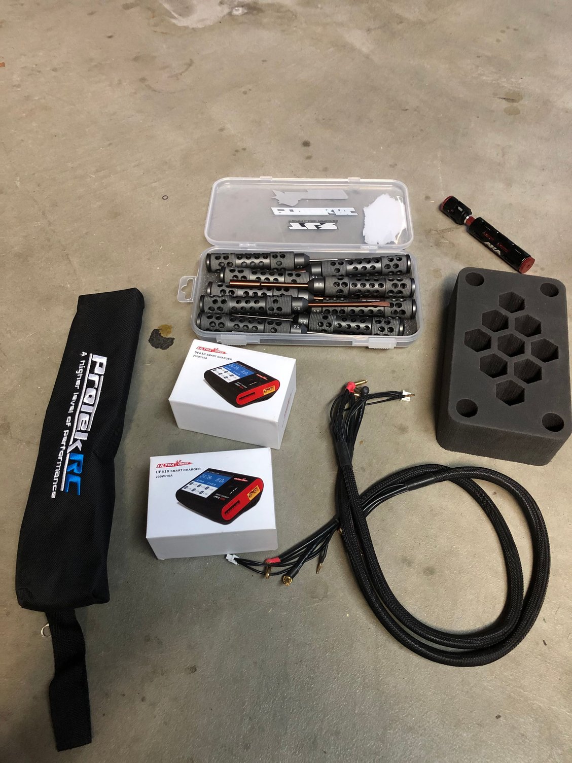 JConcepts gear hauler bag loaded with tools, accessories, and 2 ...