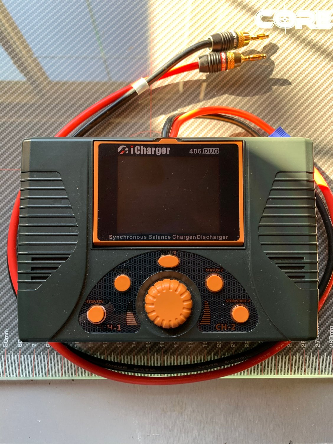 Junsi 406 Duo I Charger with 4- new DRC Chg cbl- Stand like new!! - R/C ...