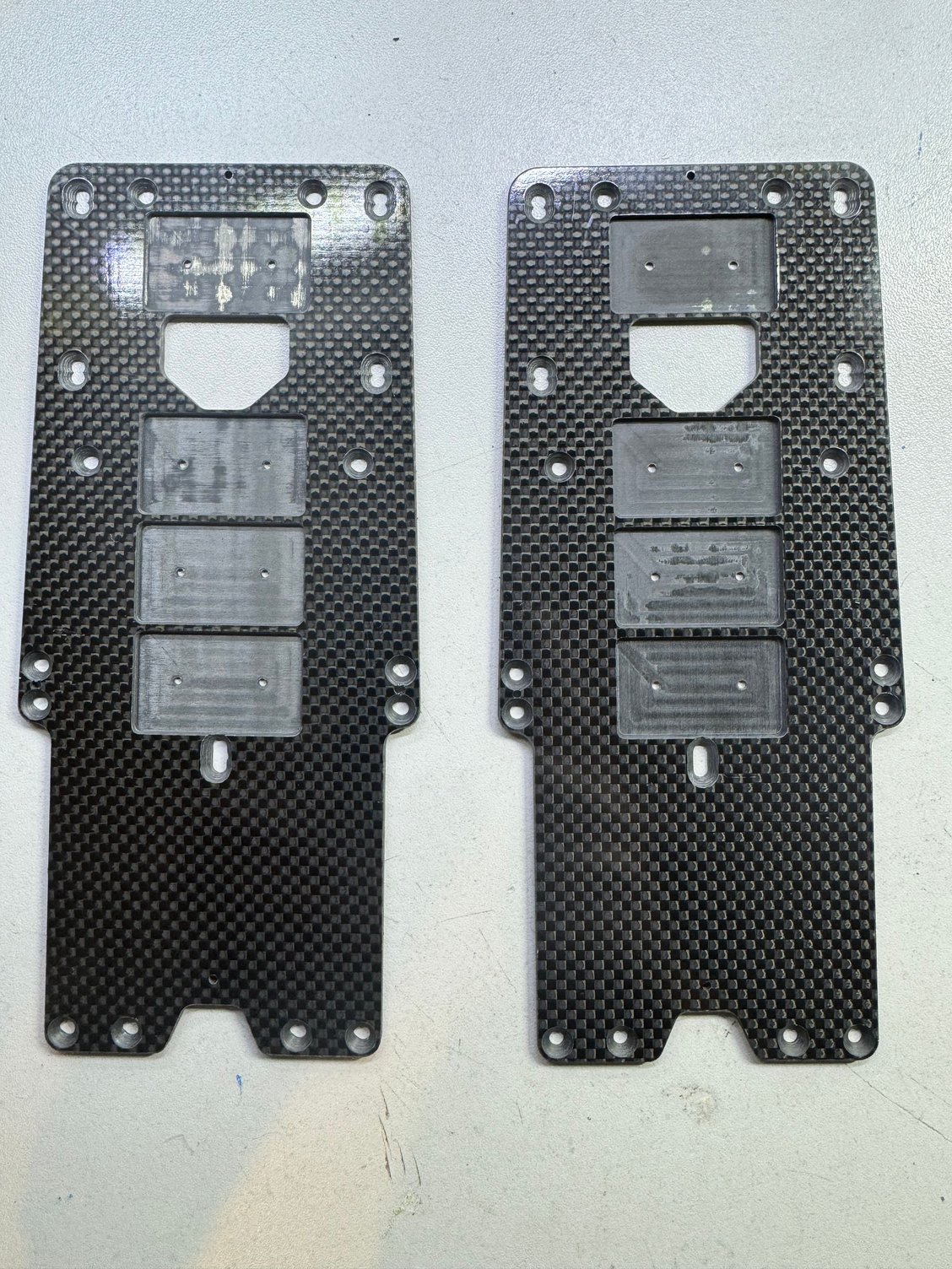Qty 6 Xray 1/12th Custom Chassis Plates, Graphite, Titanium, Aluminum ...