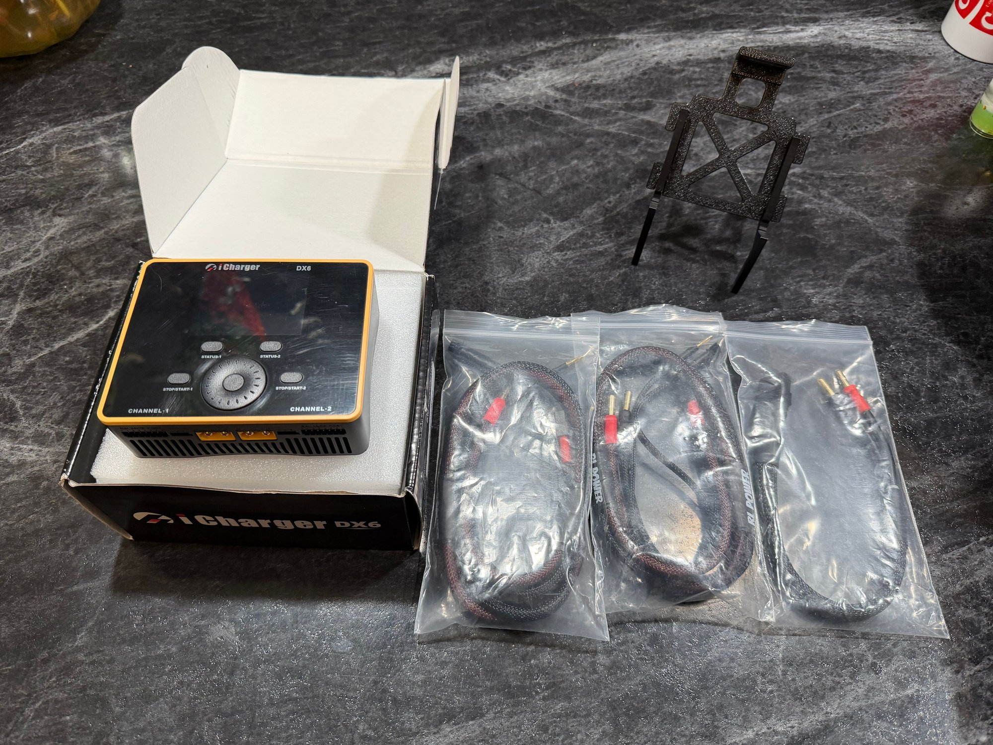 Icharger DX6, RL Power leads, stand and discharger - R/C Tech Forums