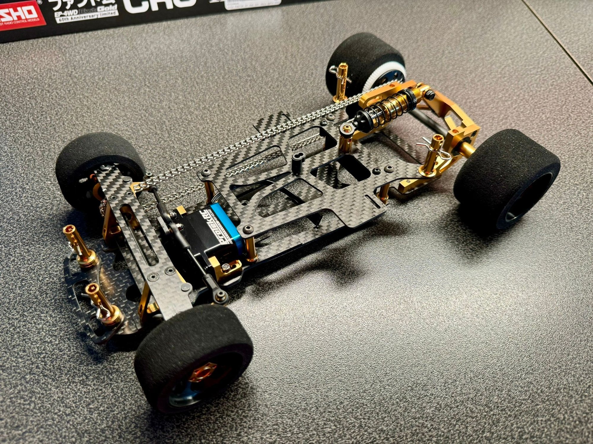 Kyosho Fantom EP-4WD 1/12 RC Ext Gold 60th Anniversary Limited CRC-II with Upgrades - R/C Tech ...