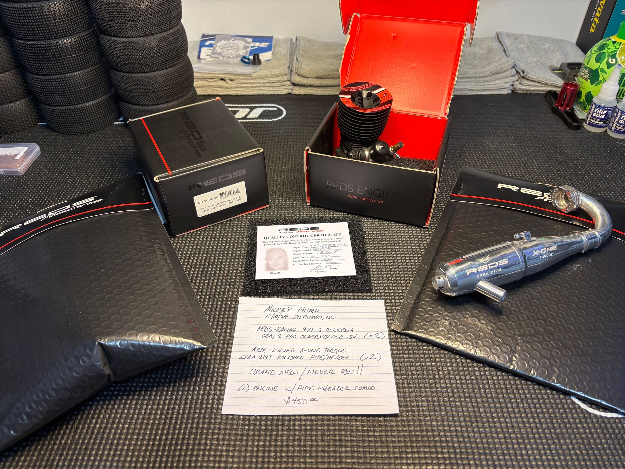 (2) BNIB Reds 721 Scuderia PRO Superveloce w/X-One 2143 - R/C Tech Forums