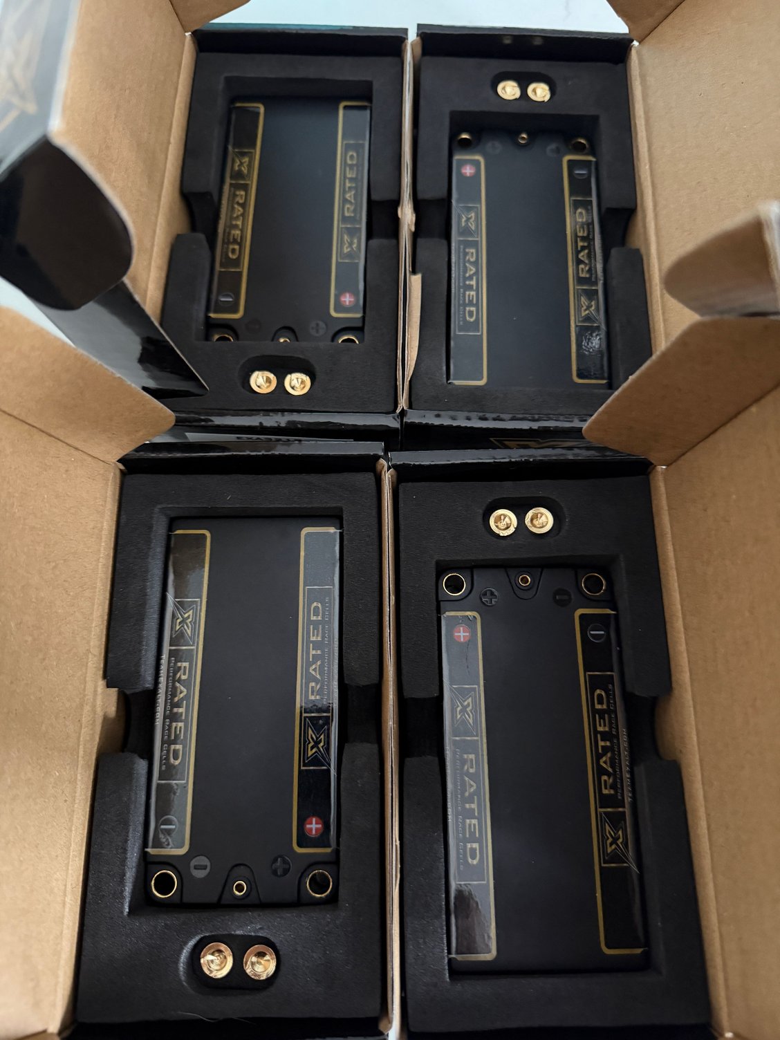 F/S:Exalt X-Rated 2S 135C HVX LCG Shorty Lipo Batteries (7.6V/5100mAh ...