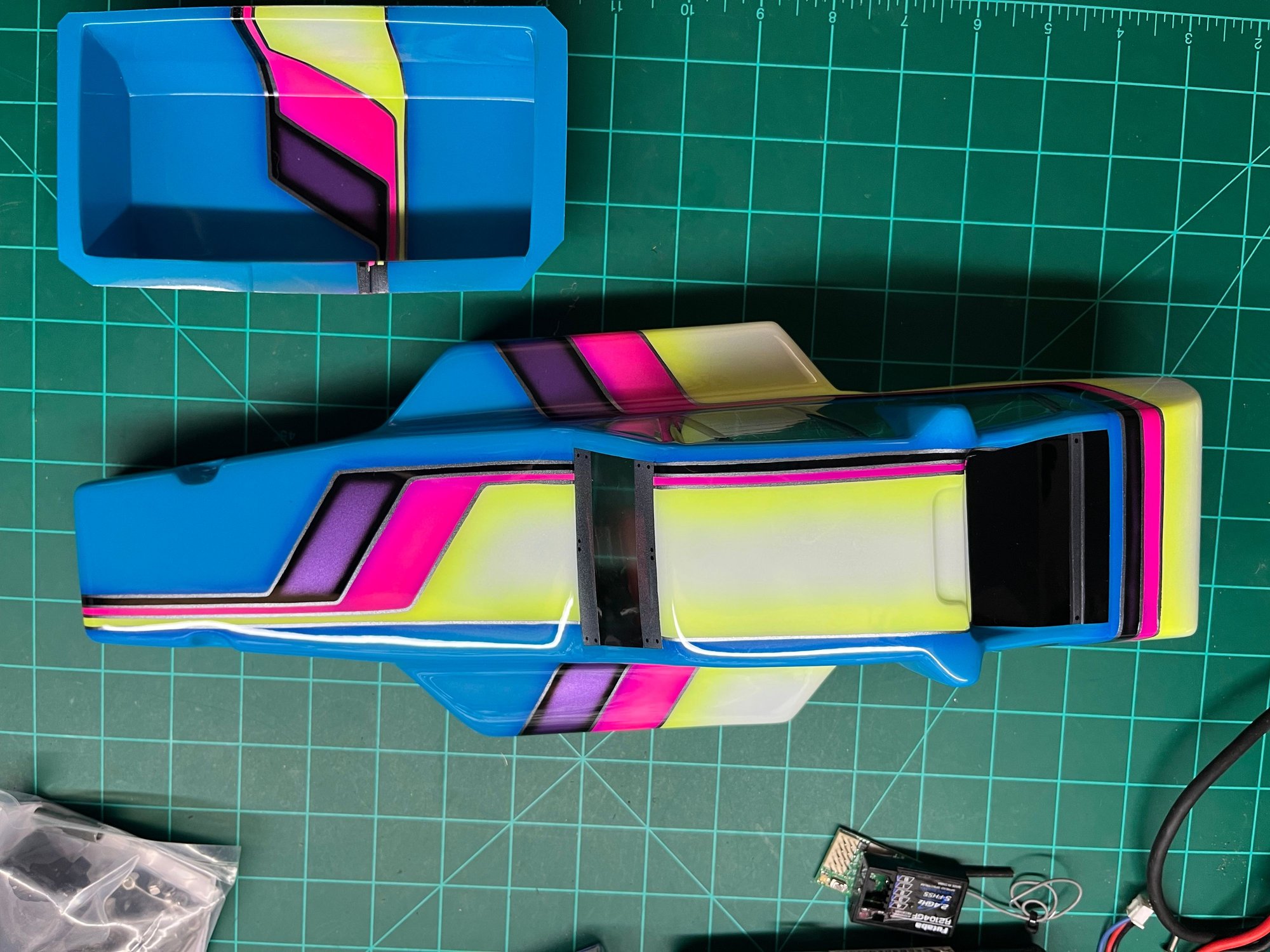 Rc10 custom painted Protech body - R/C Tech Forums