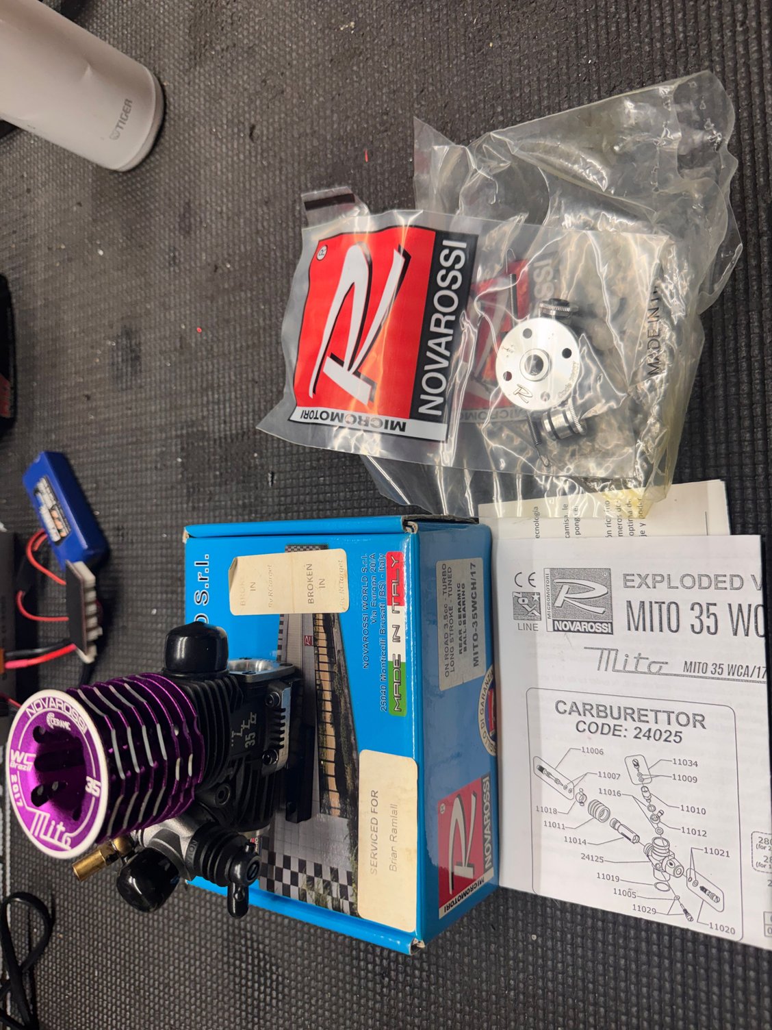Novarossi MITO-35WCH .21 Onroad Engine with exhaust - R/C Tech Forums