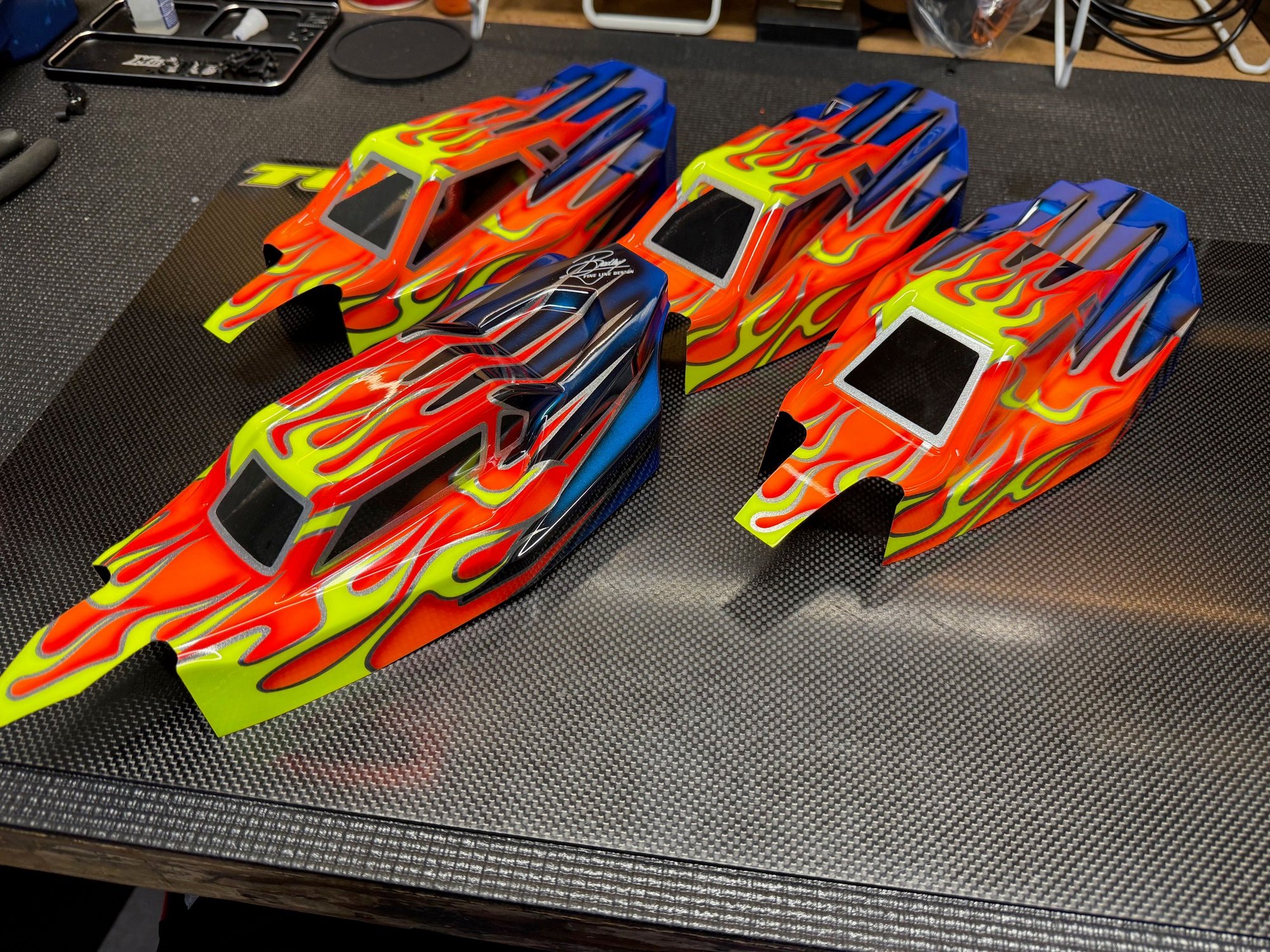 TLR 22 5.0 Bodies, Pro-Line, Frank Root, Bradley Fine Line Design - R/C ...