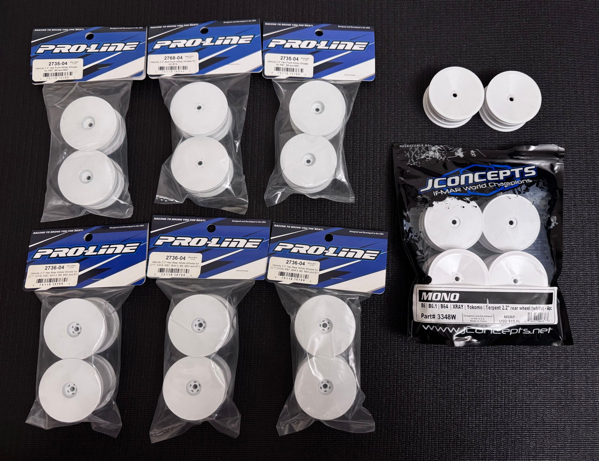 Proline 2.2 buggy tire and wheel lot + bodies (all new) - R/C Tech Forums