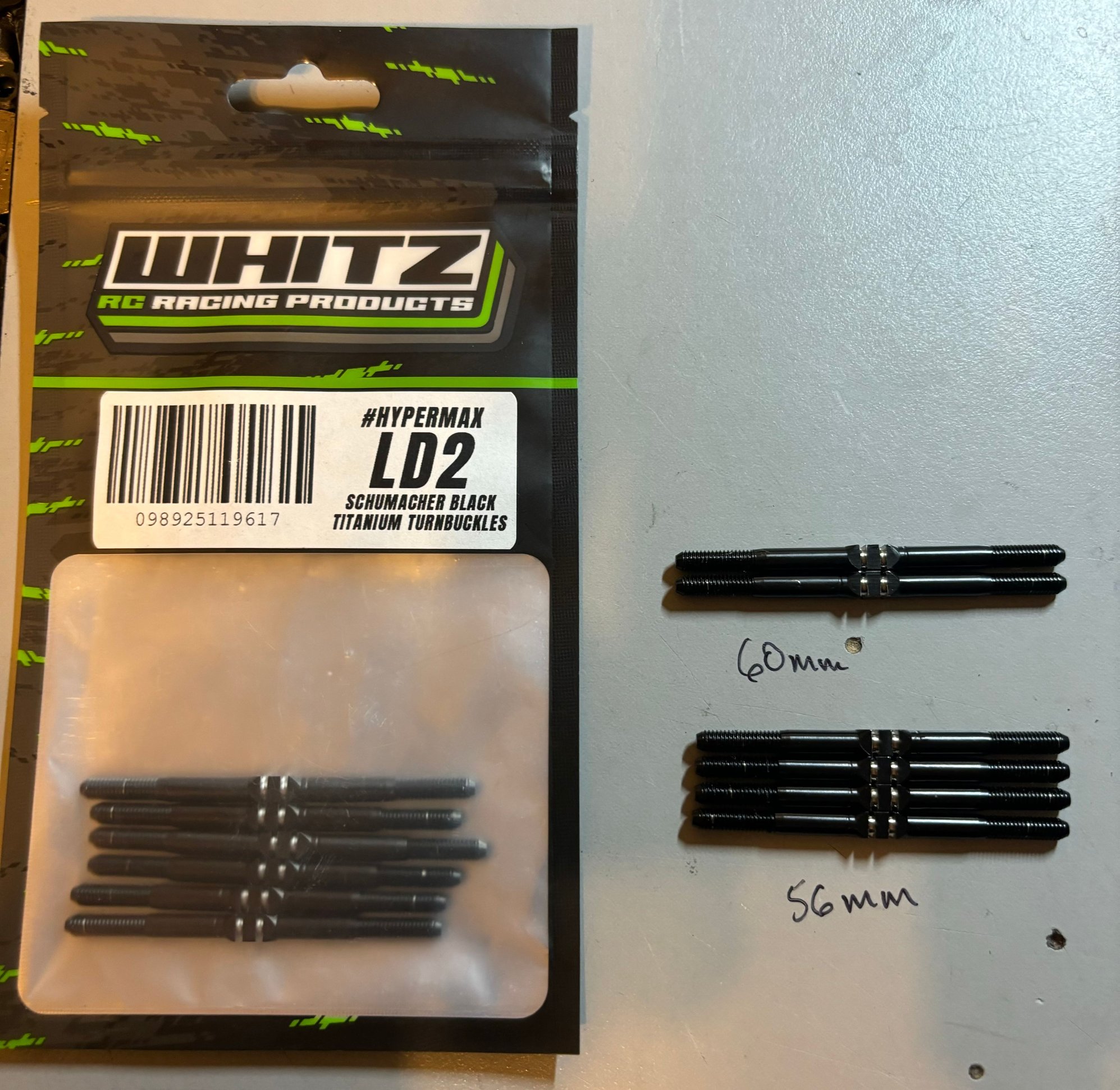 Whitz Titanium Turnbuckles LD2/LD3 - R/C Tech Forums