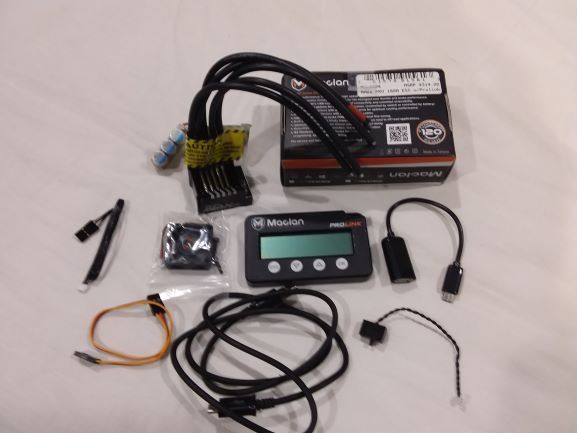 2 x Maclan MMAX Pro ESC's and Programmer's (Like New) - R/C Tech Forums