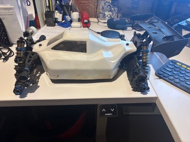 Team Associated RC8B3E Almost ready to run with 10 sets of tires. - R/C ...