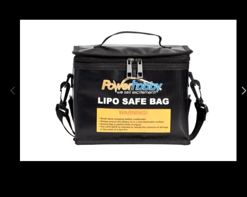 F/S New Large Lipo fire safe storage bag bunker charging bag - R/C Tech ...
