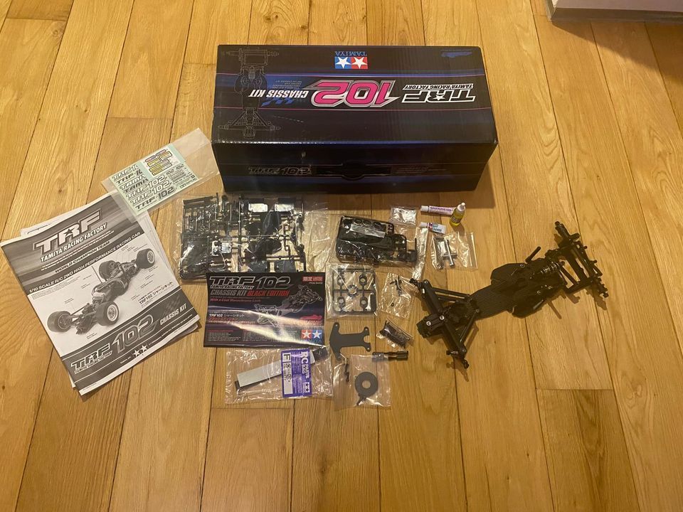 For Sale: Tamiya TRF102 Black (NEW)/ Tamiya F103 15th Anniversary (NEW ...