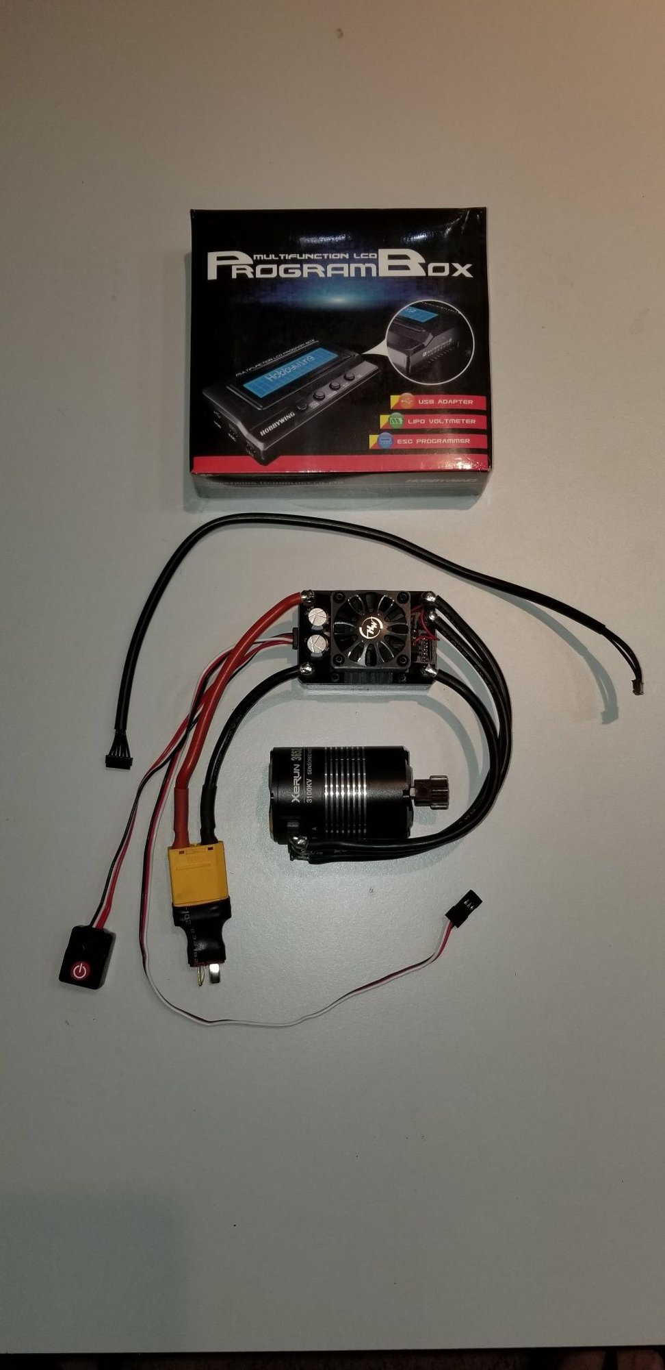 FS: Hobbywing Xerun XR8 Brushless ESC/Motor Combo w/Program Box - R/C Tech Forums