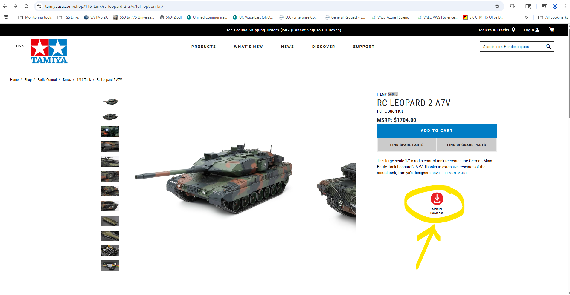 Tamiya 1/16 Leopard 2A7V Manual question. - RCU Forums