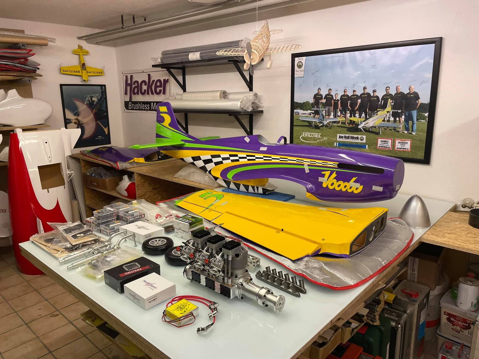 CARF P51 Voodoo RENO Racer powererd by a KOLM 230 3cyl. inline - RCU Forums