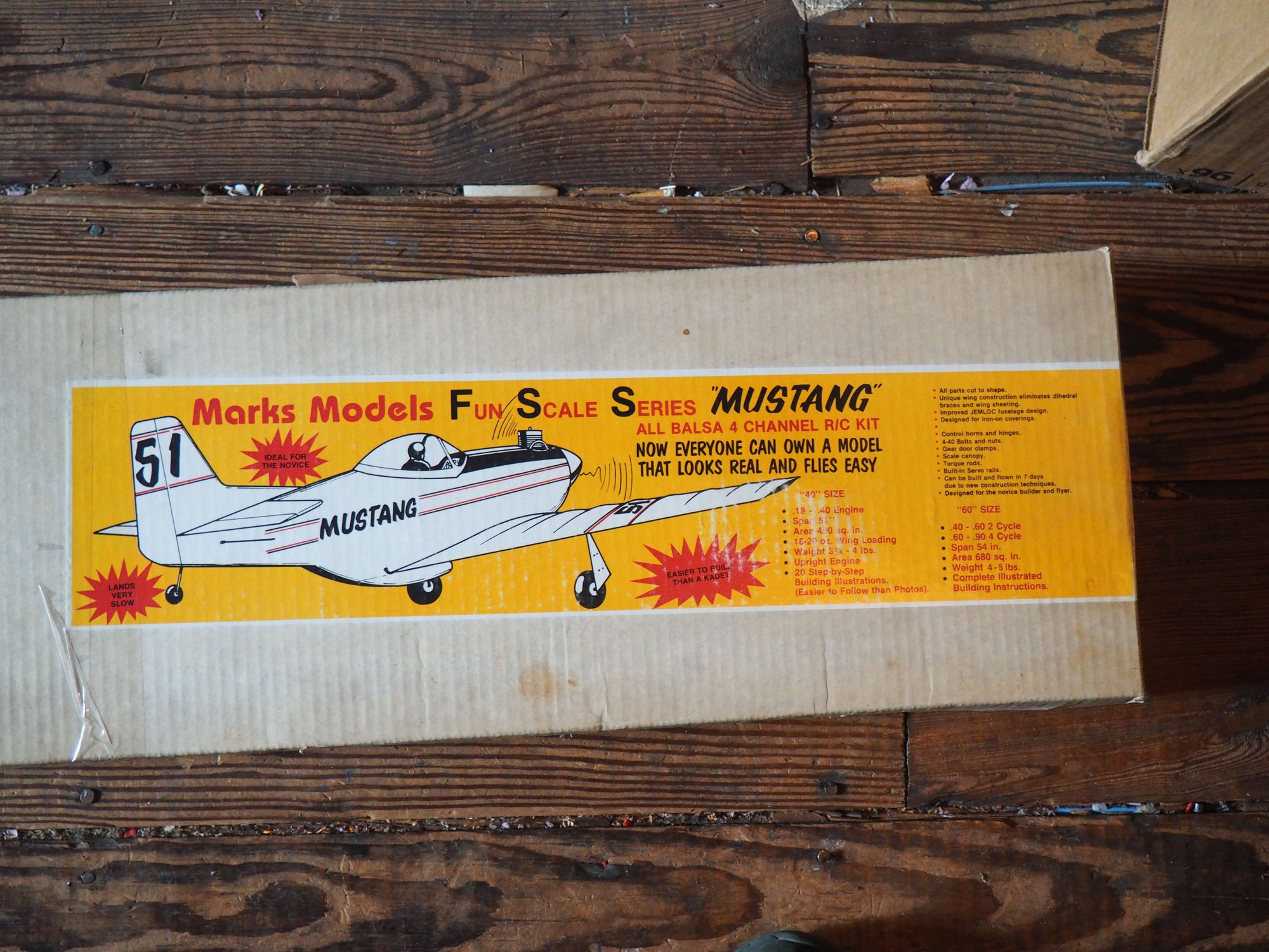 Mark's Models-Jemco Fun Scale P51. $125 buyer pays shipping - RCU Forums