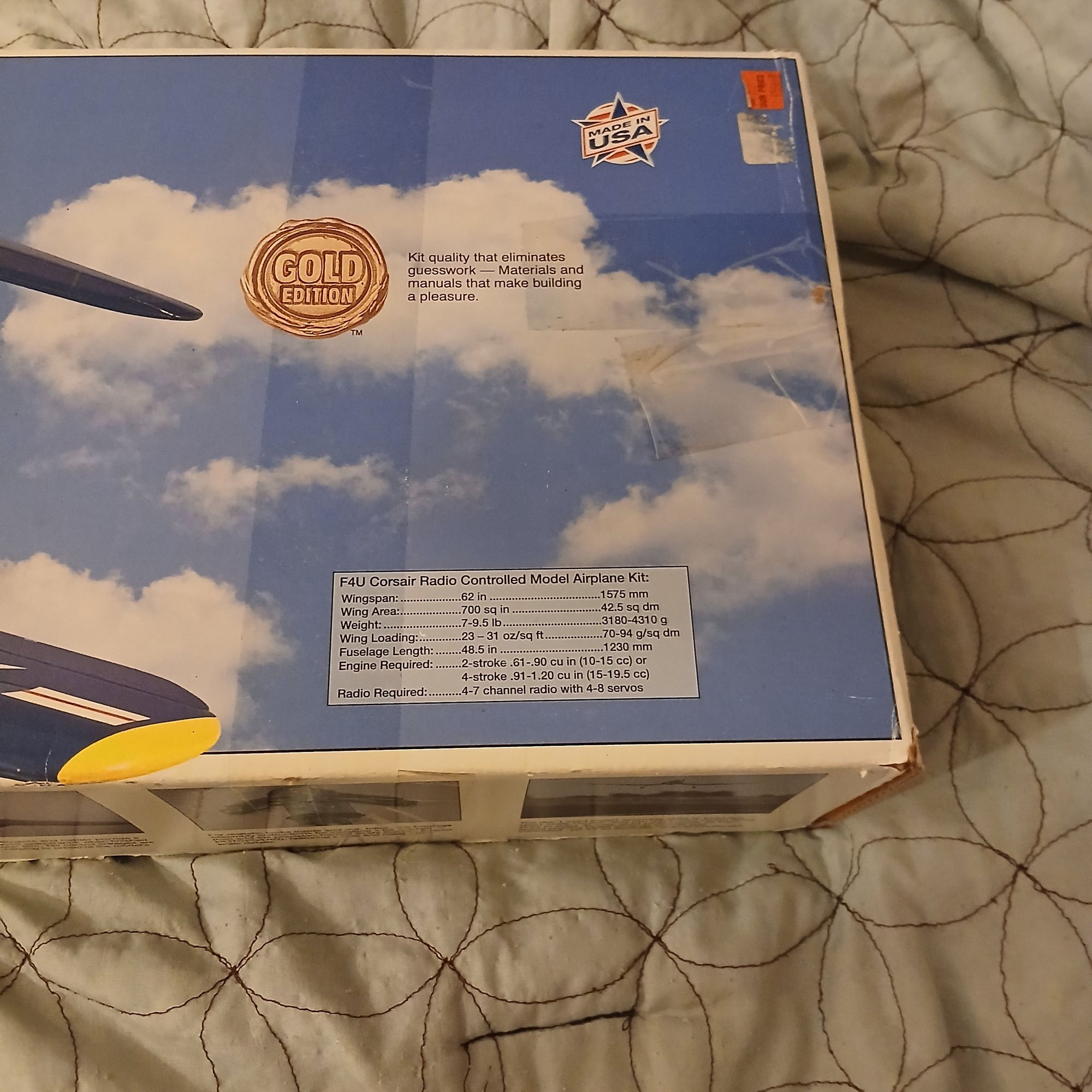 Top Flight .60 Corsair COMPLETE kit - RCU Forums