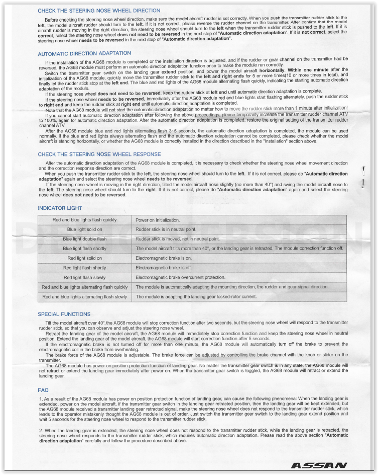 Assan AG63 Brake and Steering Gyro FRUSTRATION!!! - Page 3 - RCU Forums