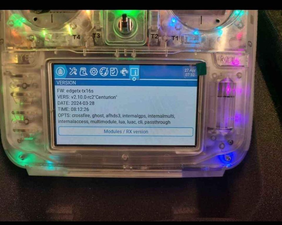 Radiomaster tx16s Mk2 ELRS Transparent version - RCU Forums