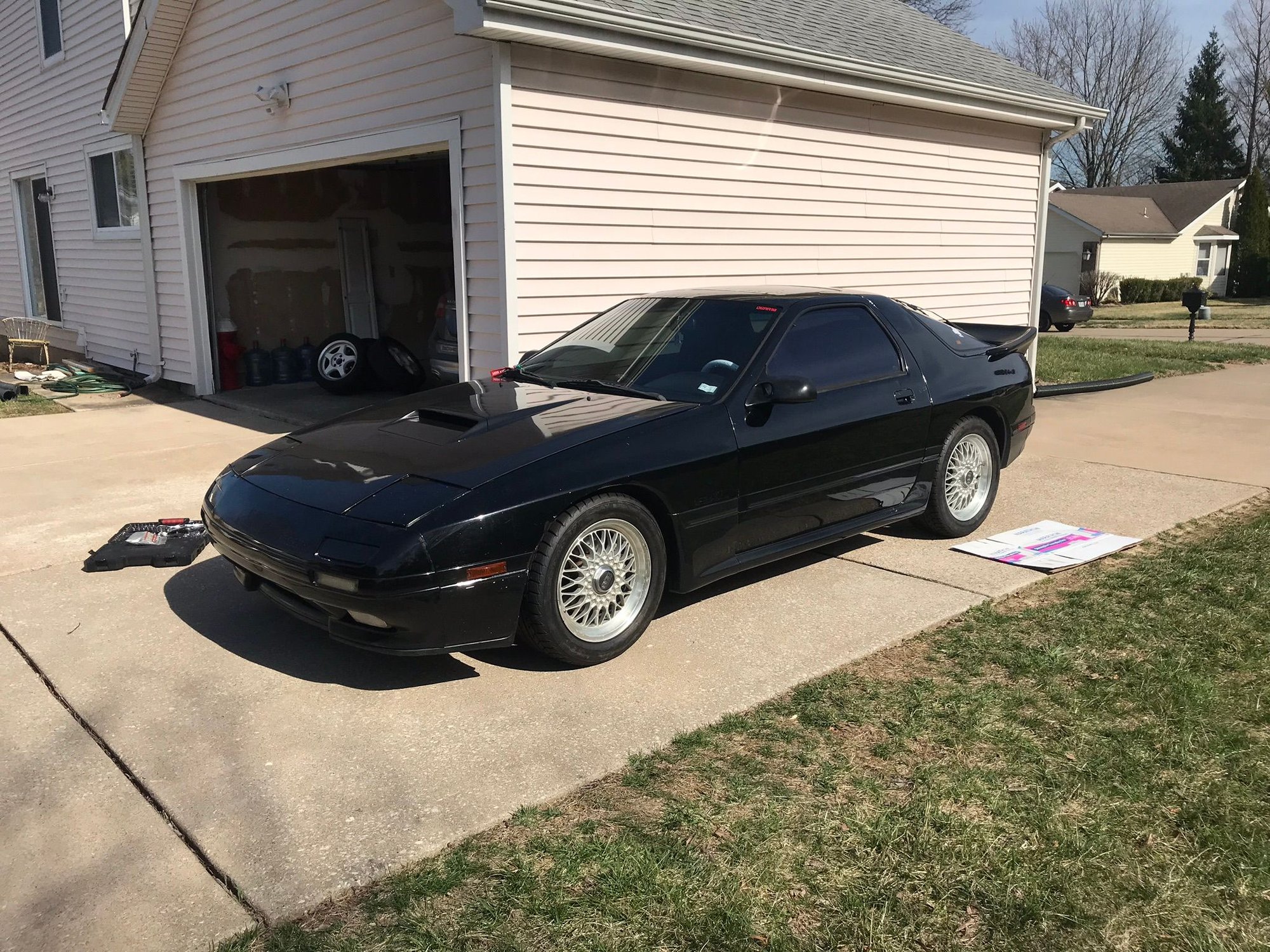 Fc3s infini wheels 16x7 40 offset - RX7Club.com - Mazda RX7 Forum