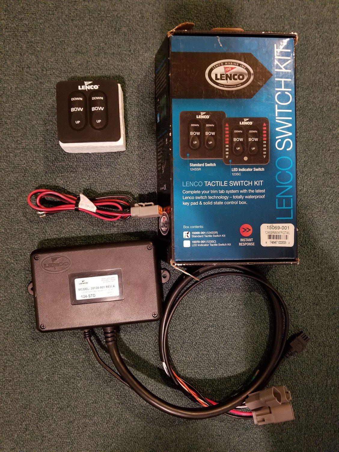 Lenco Marine Inc 30134-001 Control Box for 124Ssr Tactile Marine ...